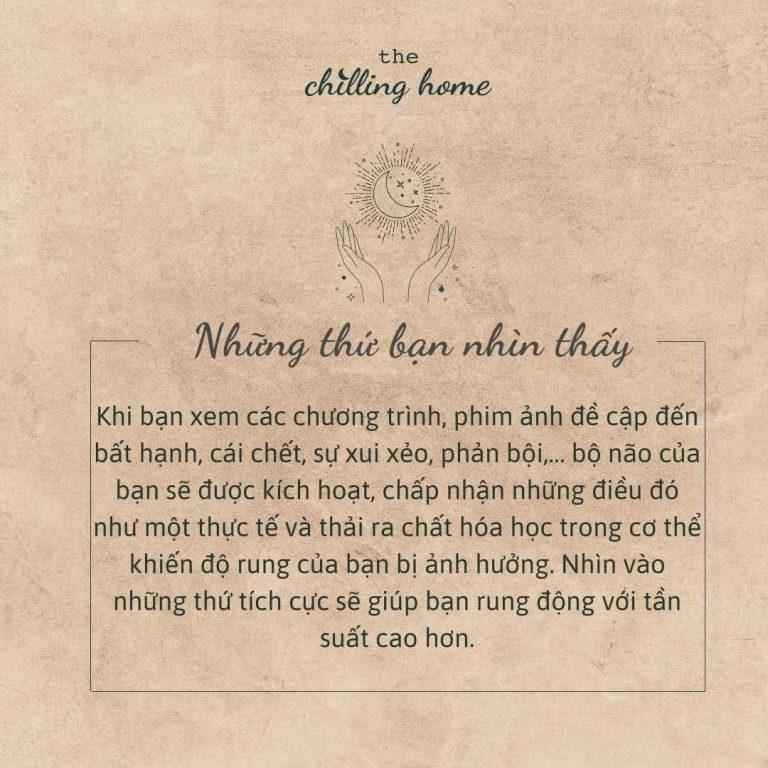 7 điều ảnh hưởng đến tần số rung động của bạn