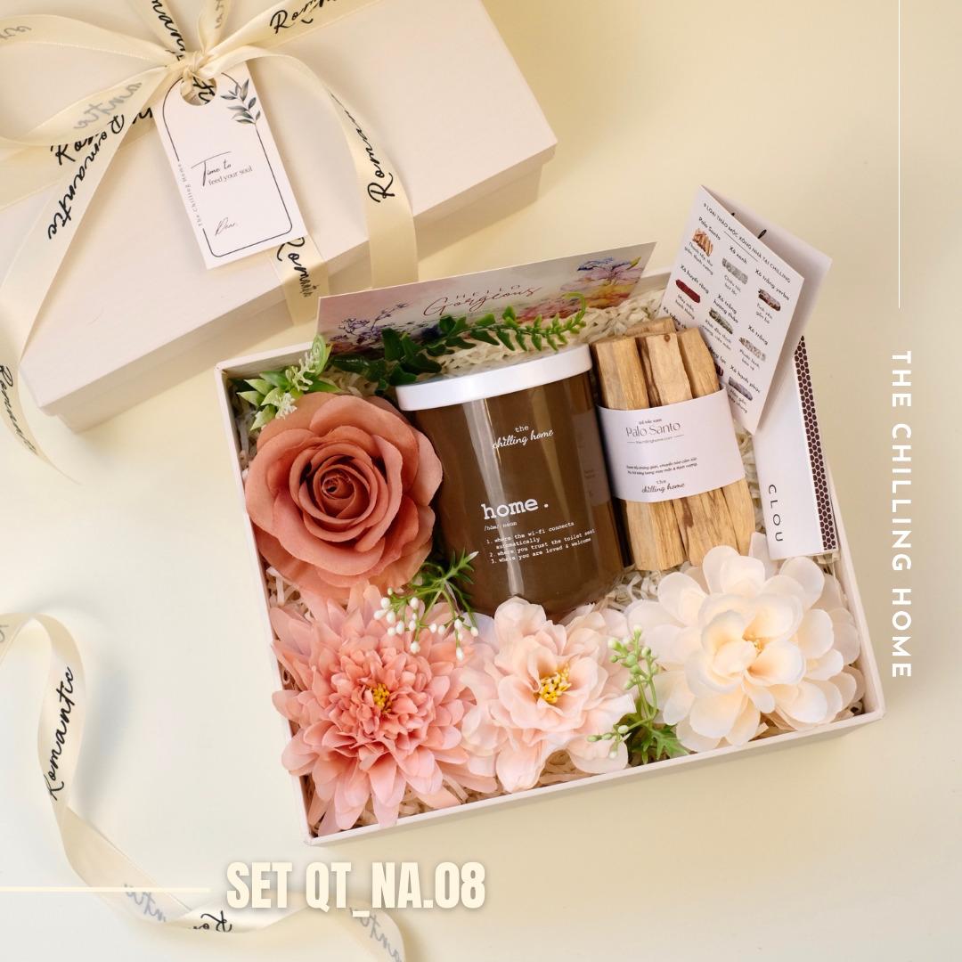 Set Quà Nến Thơm Cao Cấp Home #QTNA08 - The Chilling Home